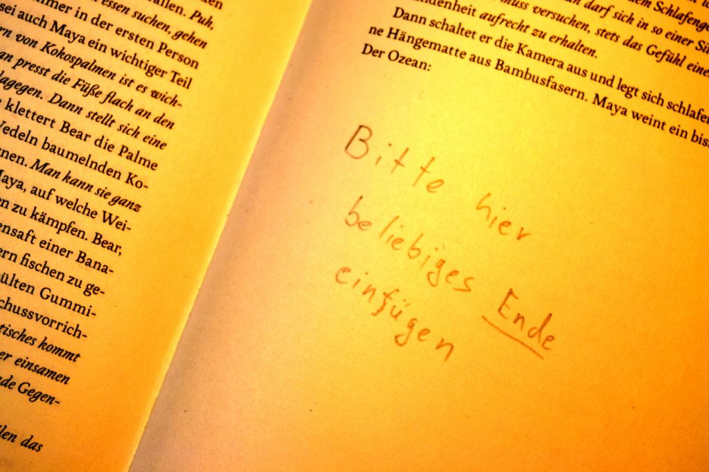 Do-it-yourself-Ende – schraeglesen